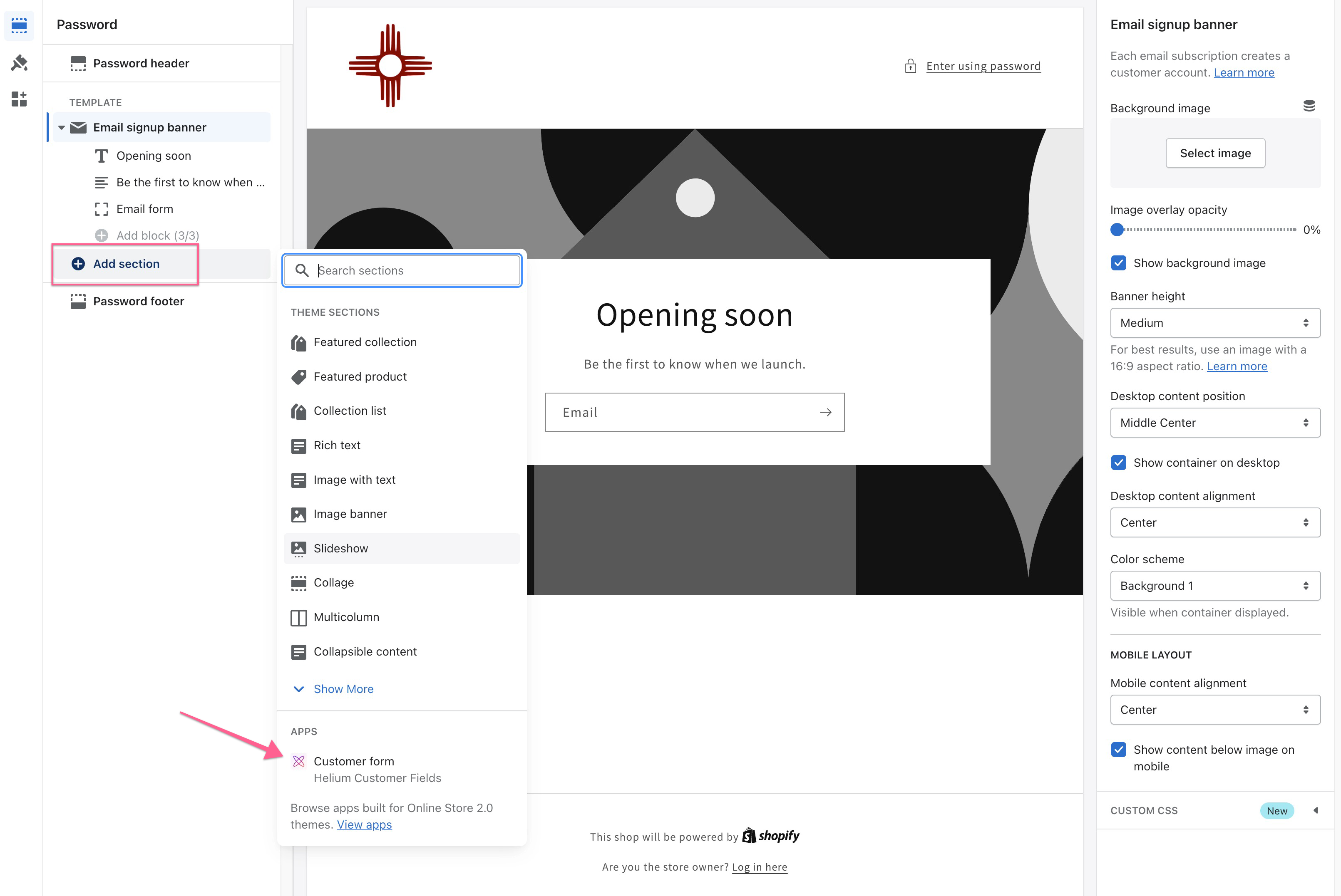 How To Edit The Password Page On Shopify